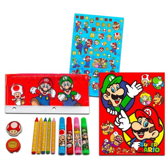 Nintendo | Toys | Nintendo Super Mario 3pc Stationery Set Kids ...